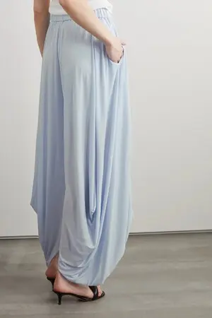 Loewe Balloon Draped Crepe Tapered Pants