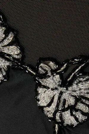PatBO High-waisted Embellished Bikini Briefs