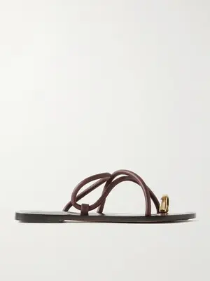 EMME PARSONS Laurie Leather Sandals - Brown