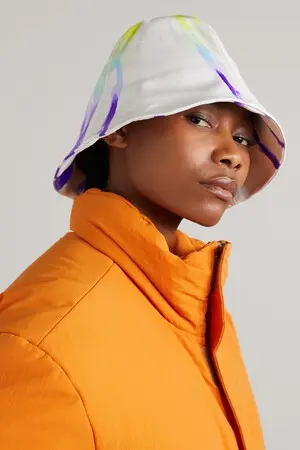 CONNER IVES Tie-dyed Leather Bucket Hat