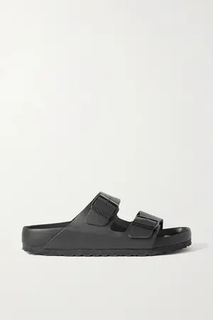 BIRKENSTOCK Arizona Leather Sandals - Black