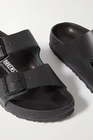 BIRKENSTOCK Arizona Leather Sandals - Black
