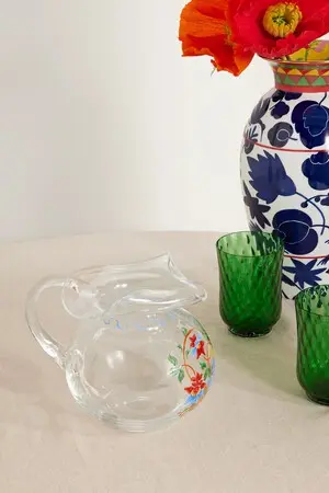 CABANA Painted Glass Carafe