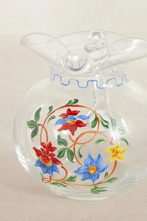 CABANA Painted Glass Carafe