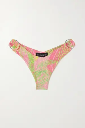 Retrofete Kailey Printed Bikini Briefs