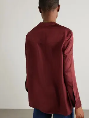 Loulou De Saison Eden Silk-twill Tunic