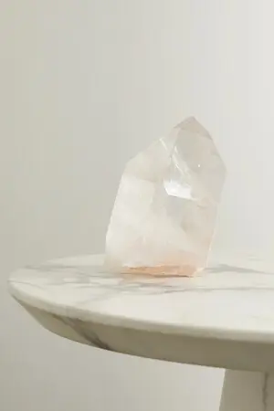 Jia Jia Net Sustain Extra Large Quartz Crystal Point - Neutrals