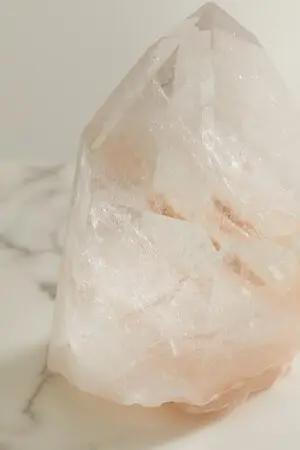 Jia Jia Net Sustain Extra Large Quartz Crystal Point