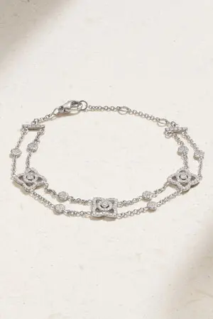DE BEERS LONDON 18-karat White Diamond Bracelet - Gold