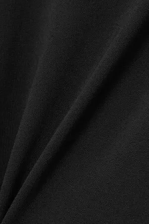 Givenchy Grain De Poudre Stretch Wool-blend Halterneck Midi Dress