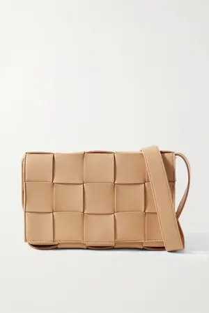 Bottega Veneta Cassette Medium Intrecciato Leather Shoulder Bag