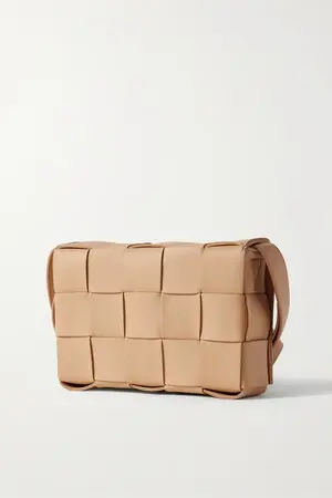 Bottega Veneta Cassette Medium Intrecciato Leather Shoulder Bag