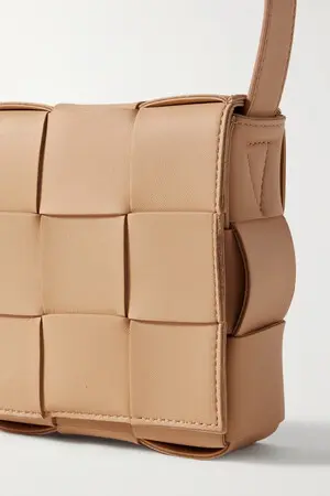 Bottega Veneta Cassette Medium Intrecciato Leather Shoulder Bag