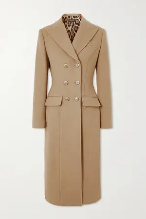 Dolce & Gabbana Double-breasted Wool-cashmere Coat