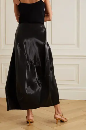 THE ROW Lopa Moire Maxi Skirt