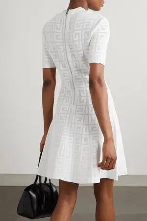 Givenchy Jacquard-knit Mini Skater Dress