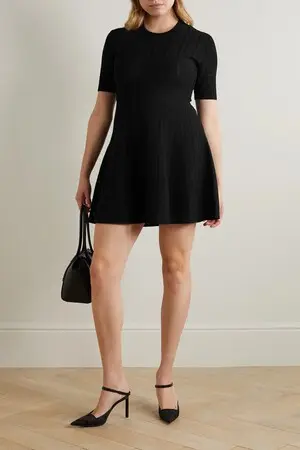 Givenchy Jacquard-knit Mini Skater Dress