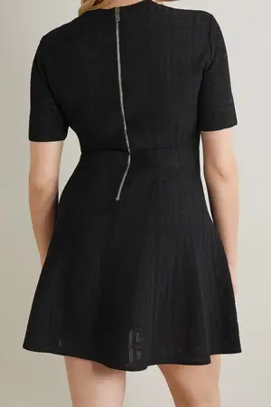 Givenchy Jacquard-knit Mini Skater Dress
