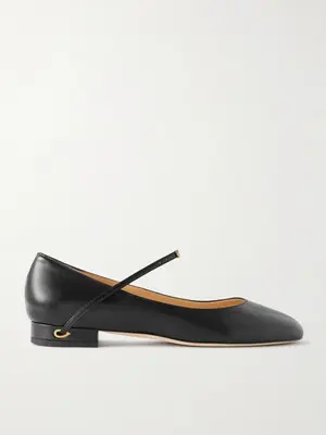 Jennifer Chamandi Paolo 20 Leather Ballet Flats