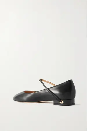 Jennifer Chamandi Paolo 20 Leather Ballet Flats