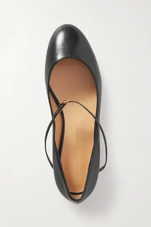 Jennifer Chamandi Paolo 20 Leather Ballet Flats