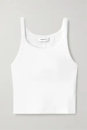 Wardrobe.NYC Hailey Bieber Cropped Ribbed Tank