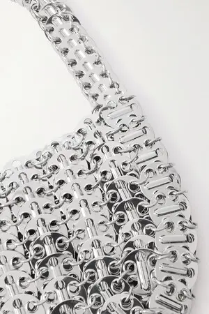 Rabanne 1969 Moon Chainmail Shoulder Bag - Silver