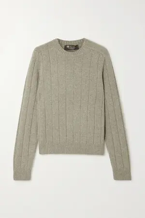 Loro Piana Ribbed Cashmere Sweater