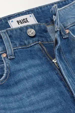 Paige Sasha High-rise Straight-leg Jeans