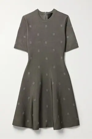 Givenchy 4g Stretch Jacquard-knit Mini Dress