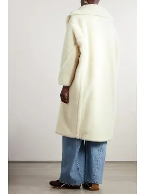 Max Mara Tedgirl Alpaca-blend Coat - Neutrals