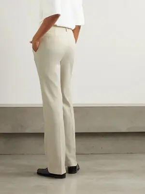 Theory Net Sustain Crepe Straight-leg Trousers