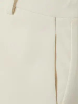 Theory Net Sustain Crepe Straight-leg Trousers