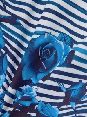 JEAN PAUL GAULTIER Printed Stretch-jersey Midi Dress