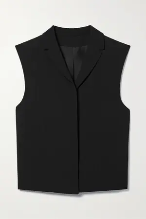 THE ROW Vestina Crepe Vest