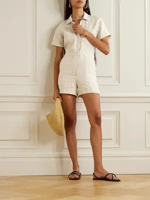 RIVET UTILITY Dreamer Linen Playsuit