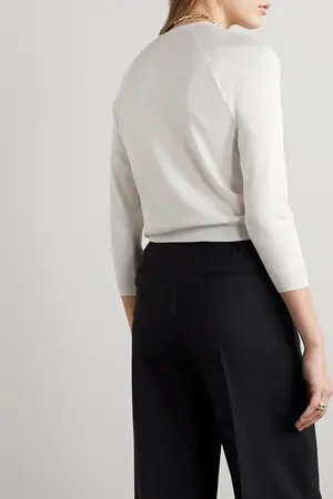 THE ROW Corin Silk-blend Sweater
