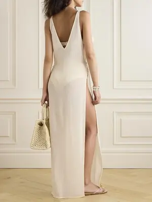 Magda Butrym Appliquéd Maxi Dress