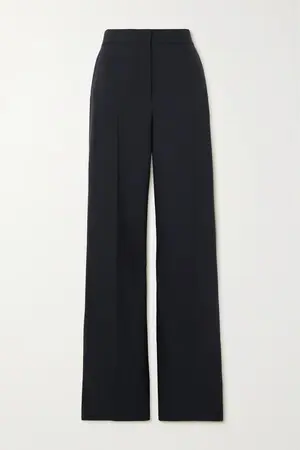 THE ROW Delton Pleated Straight-leg Wool Pants