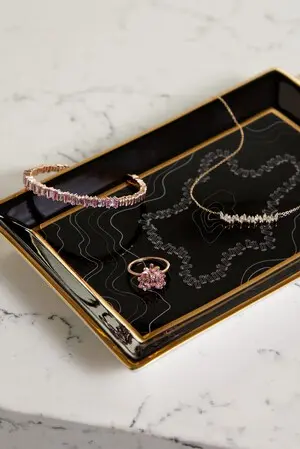 SUZANNE KALAN Porcelain Jewelry Tray