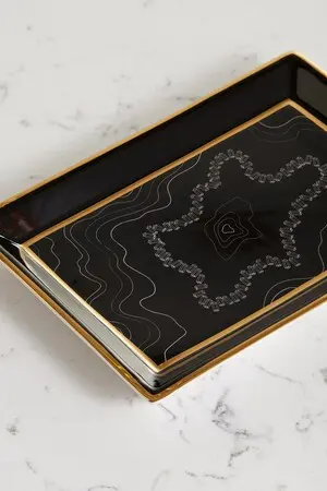 SUZANNE KALAN Porcelain Jewelry Tray