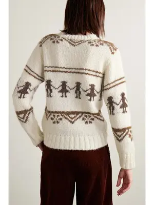 BODE Talo Alpaca-blend Jacquard Sweater