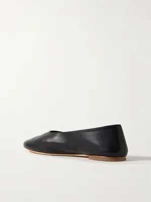 Staud Alba Leather Ballet Flats