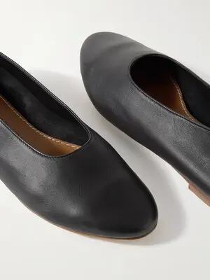 Staud Alba Leather Ballet Flats