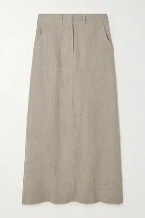 Faithfull The Brand Net Sustain Amreli Linen Maxi Skirt - Neutrals