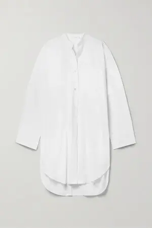 THE ROW Come Cotton-poplin Tunic