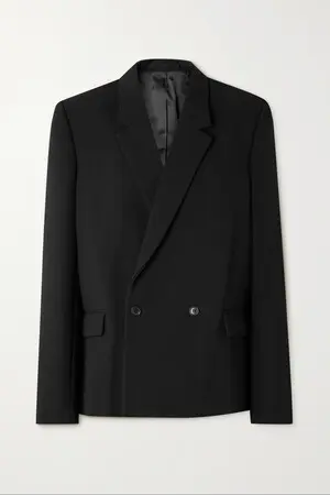 Wardrobe.NYC Hailey Bieber Double-breasted Wool Blazer