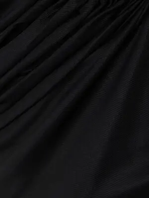 Christopher Esber Strapless Gathered Maxi Dress - Black