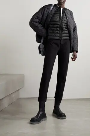 Canada Goose Hybridge Paneled Wool And Quilted Shell Down Jacket