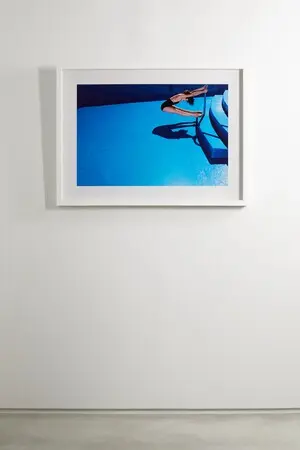 AP8.art Guy Bourdin Framed Print, 40" X 29 - Blue
